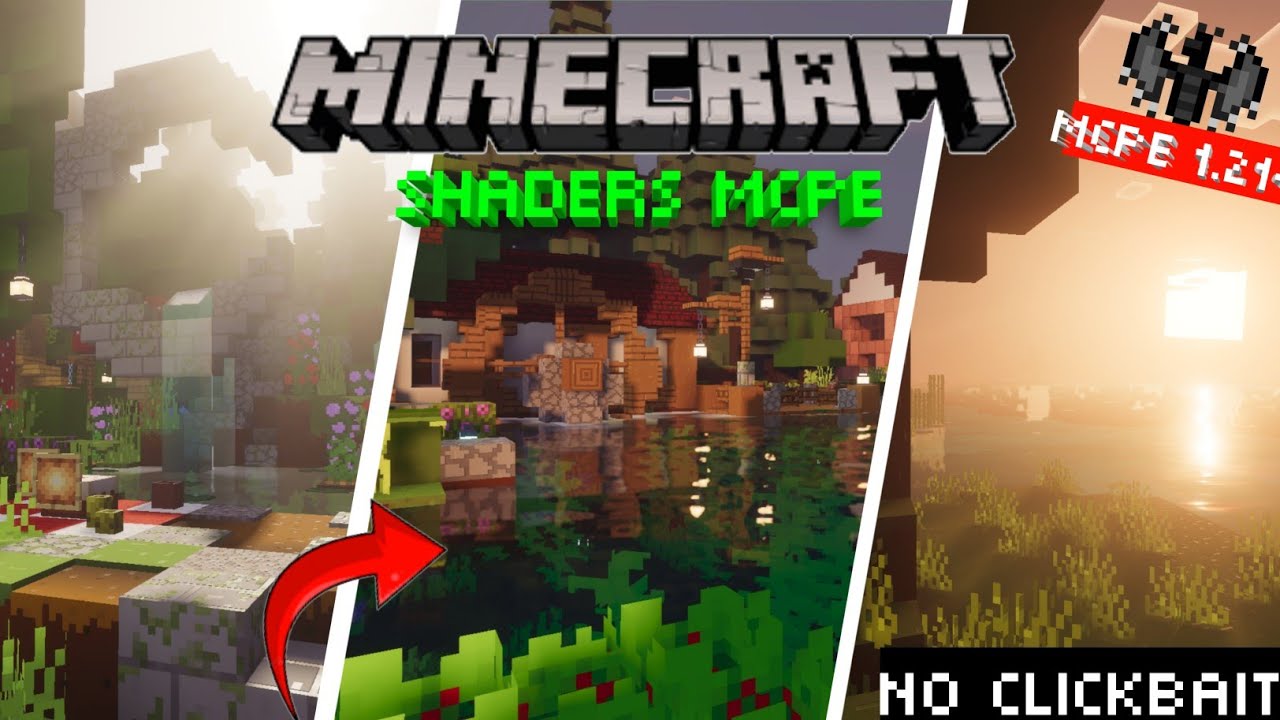 TOP 1 BEST Shaders for Minecraft MCPE 1.21+🤯 |BSL Shaders + Texturepack No lag!! Support android ...