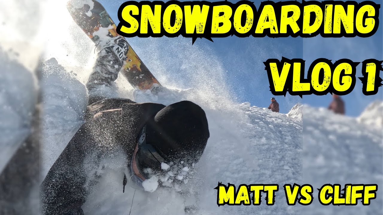 MATT ALMOST FALLS OFF CLIFF | TIGNES SNOWBOARDING VLOG 1 - YouTube