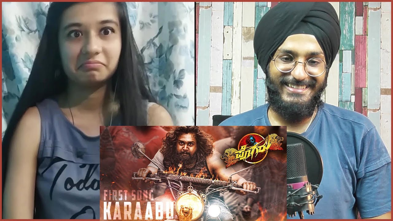 Karabuu Song Reaction | Pogaru | Dhruva Sarja | Rashmika Mandanna ...