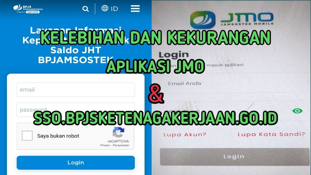 kelebihan dan kekurangan aplikasi jmo dan web sso | BPJS ...