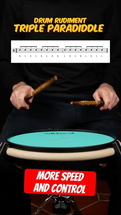 Triple Paradiddle = Better Speed and Control 🥁 - YouTube