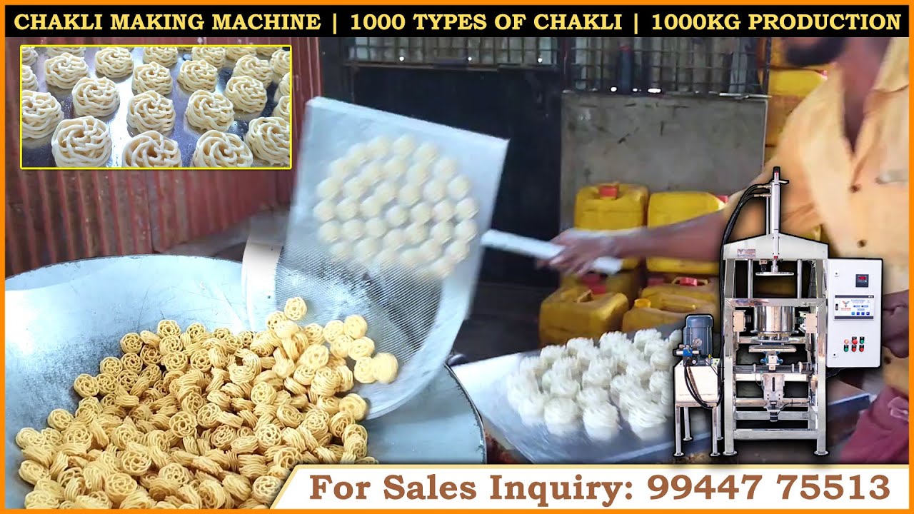 1000kg Chakli Making Machine | Book Now: 99447 75513 | 96721 15123 ...
