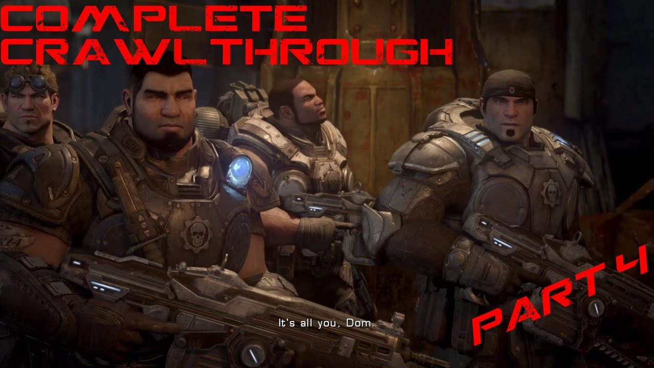 Gears of War Ultimate Edition| Complete Crawlthrough Part 4: Stranded ...