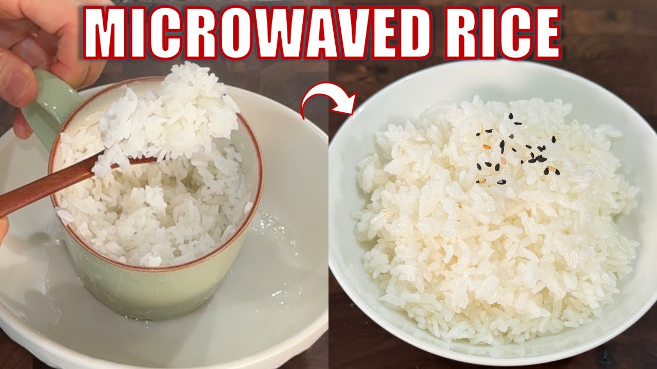 Microwave Rice In Just 8 Minutes | 8분 완성 전자렌지 밥 - YouTube