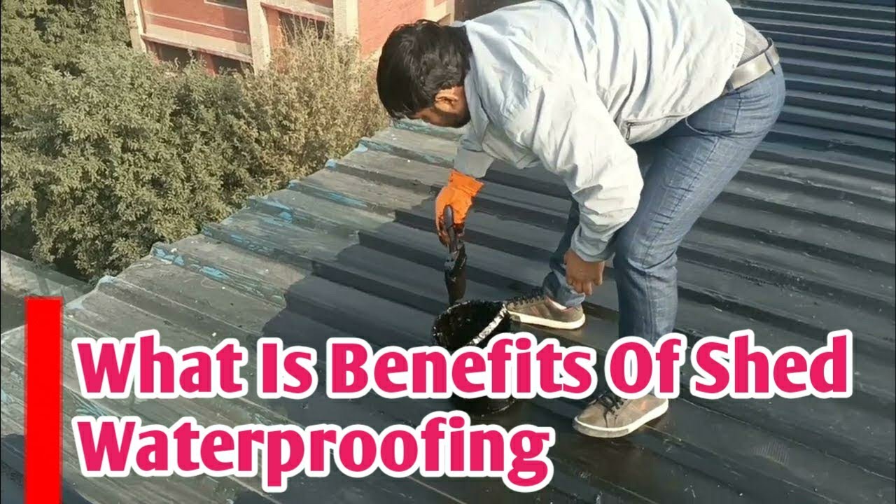 How to fix a roofing shed leakage-Metal shed waterproofing-How to ...