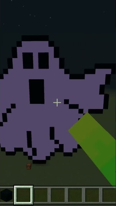 pixelated ghost in minecraft 1.19+ java/bedrock - YouTube