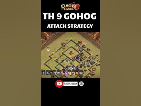th9 go-hog attack strategy| Clash of clans - YouTube
