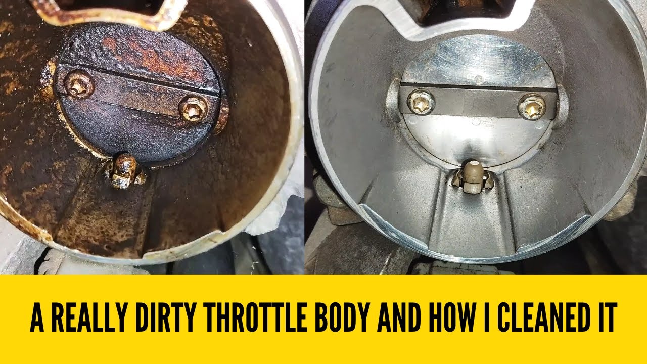 REALLY DIRTY Throttle Body And How I Cleaned It - YouTube