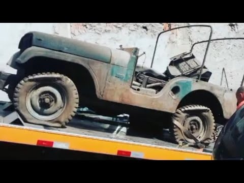 Reforma Jeep Willys 1959 #nascidonaguerracriadonalama - YouTube