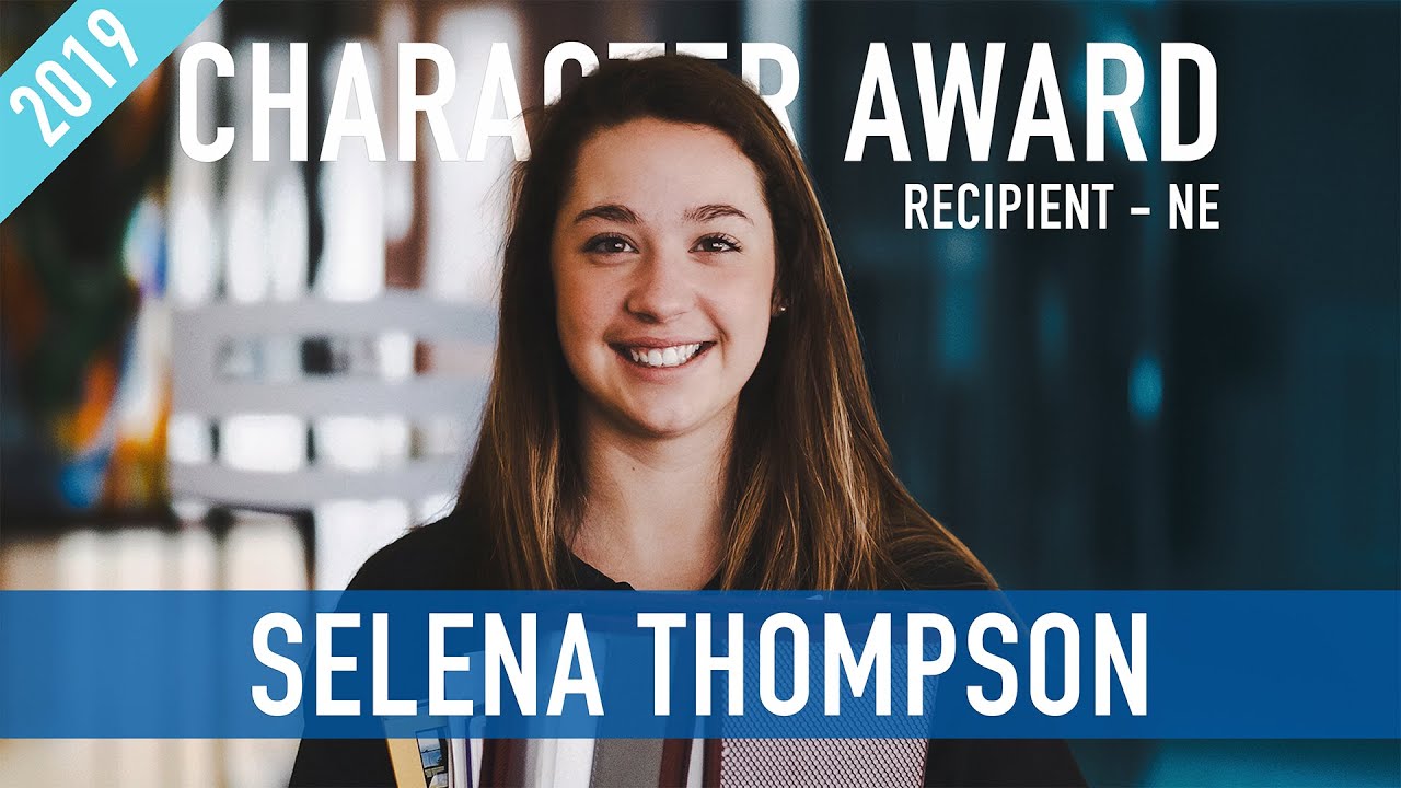 Character Award Winner - Selena Thompson | Nebraska 2019 - YouTube