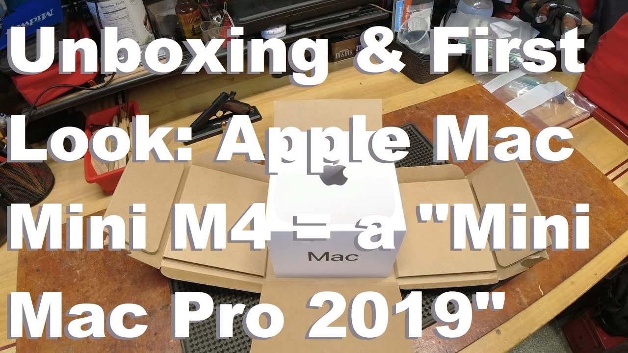 Unboxing & First Look: Apple Mac Mini M4 - Creating a Mini Mac Pro 2019 ...