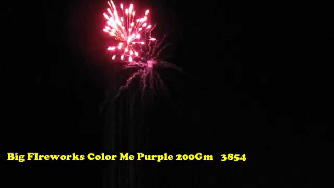 Big FIreworks Color Me Purple 200Gm 3854 - YouTube