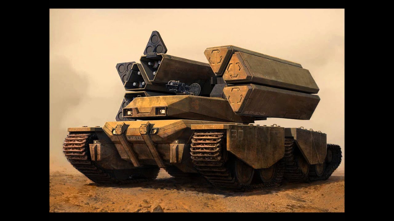 Futuristic Multiple Rocket Launcher - YouTube