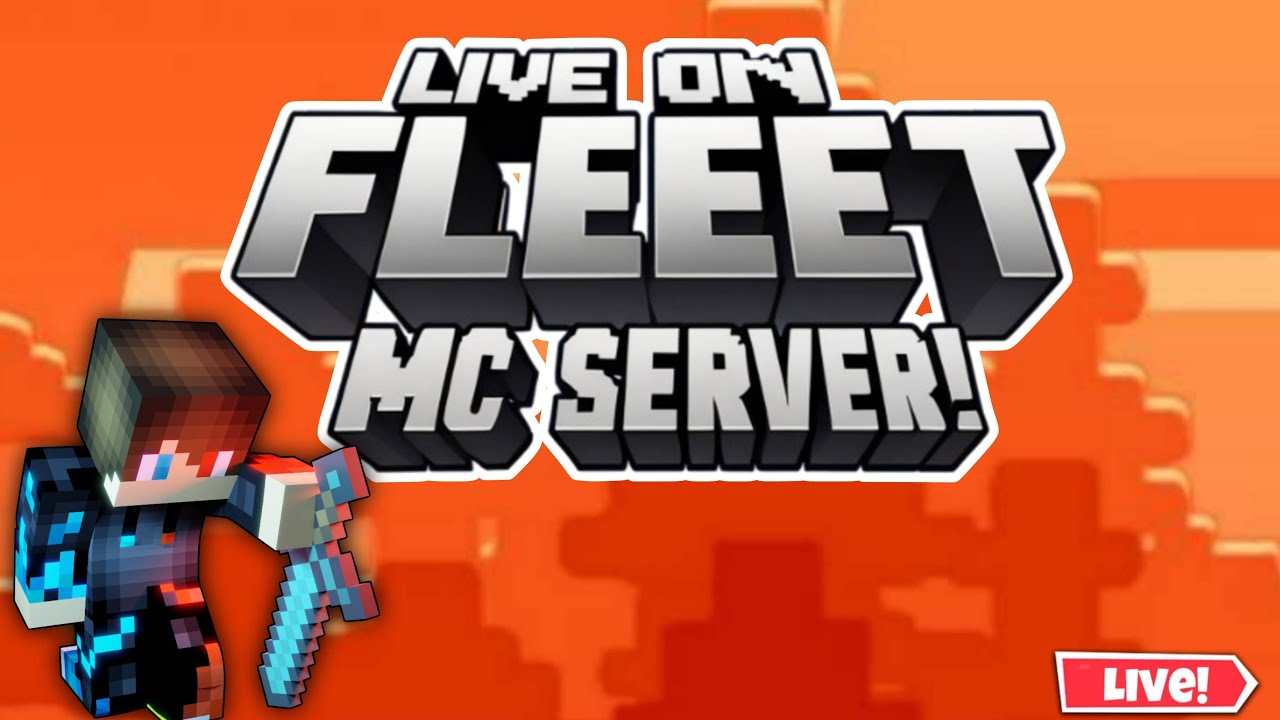🔴FINALLY FLEET MC IS PUBLIC|MINECRAFT LIVE#FLEETMC - YouTube