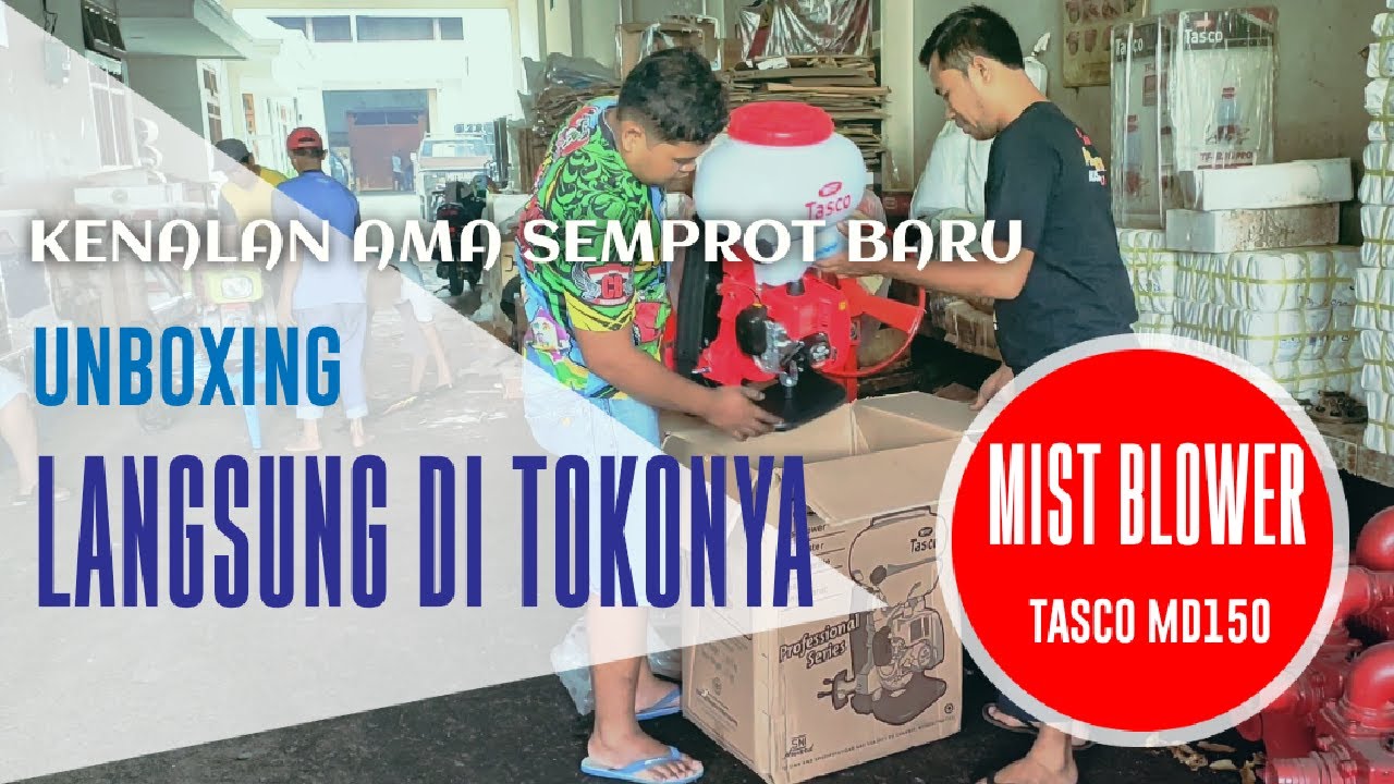 UNBOXING SEMPROT BLOWER TASCO MD 150 //ALAT SERBAGUNA - YouTube