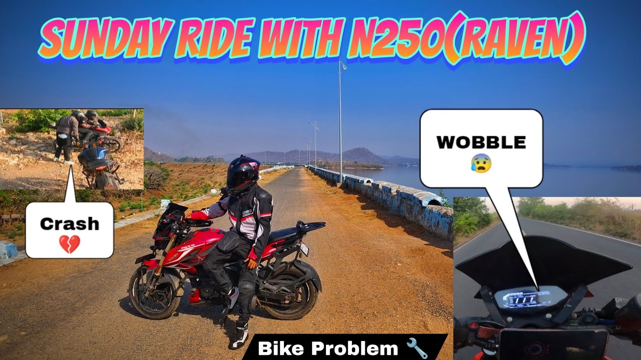 Sunday Ride In My Pulser N250 : Wobble 😰: Bike Problem - YouTube