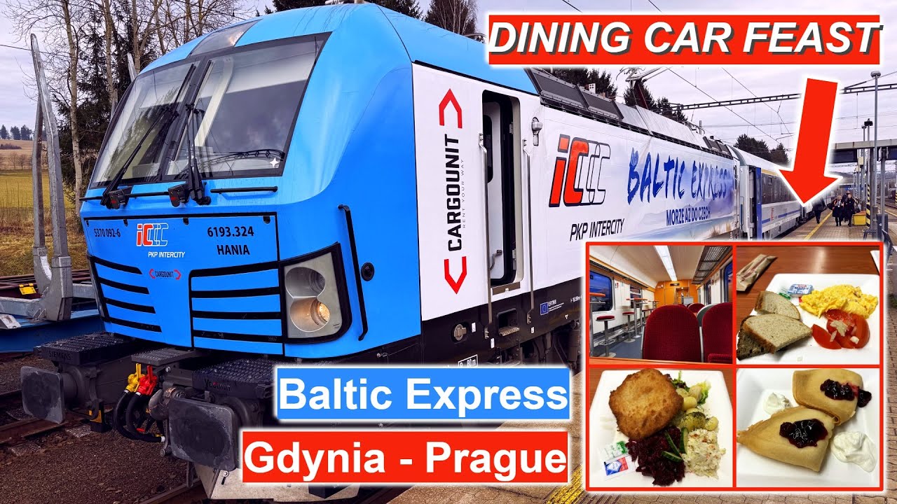 All-New Baltic Express Intercity Train Gdynia - Prague - part 1: Poznan ...