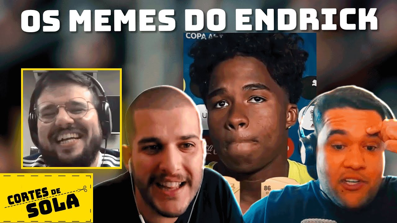 BOBBY CHARLTON?! REAGIMOS AOS MEMES DO ENDRICK QUE ESTÃO TOMANDO A ...