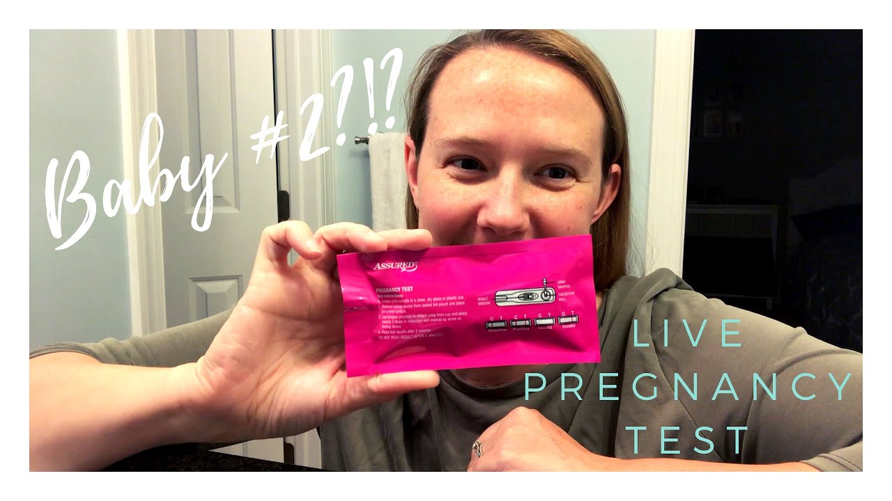 Live Pregnancy Test 2019! Baby #2??? - YouTube