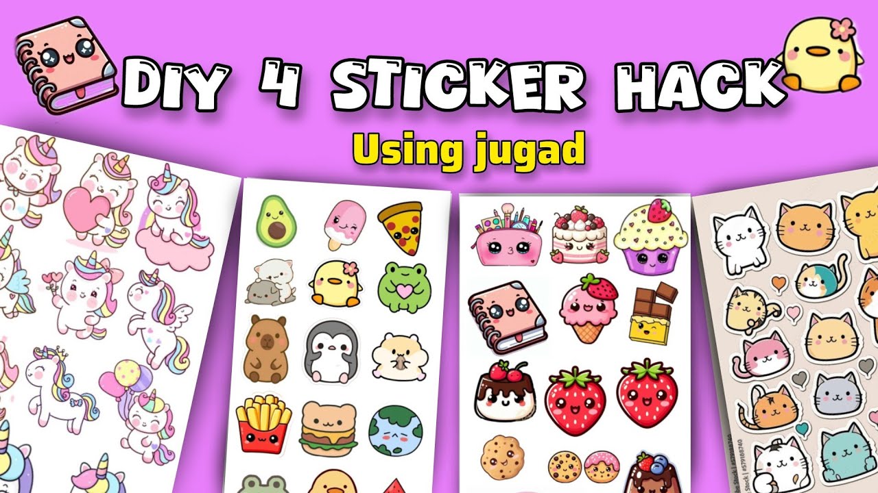 No Printer No Sticker Paper No Double Sided tape😱🔥| How To Make ...