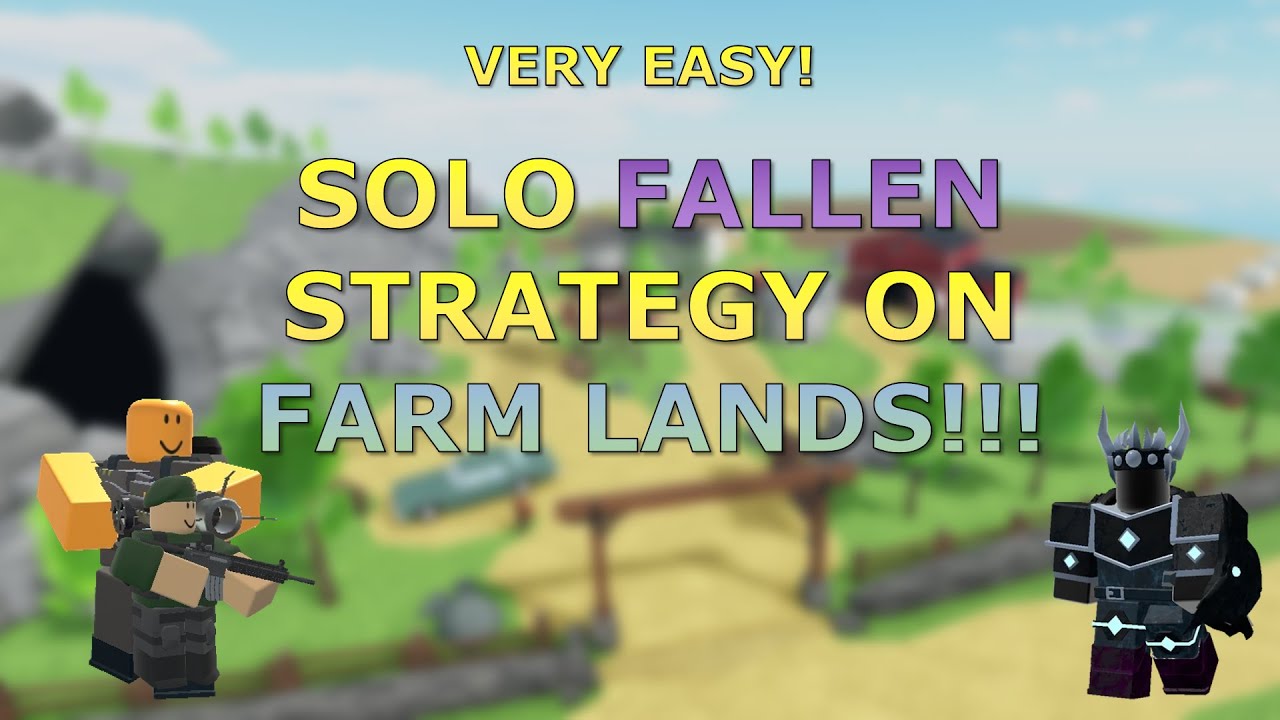 (TDS) EXTREMELY EASY SOLO FALLEN STRATEGY ON FARMLANDS!!! - YouTube