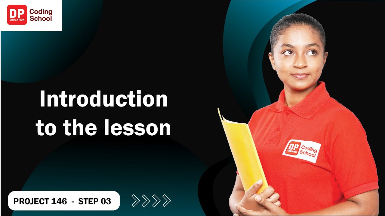 Project 146 Step 3 - Introduction to the lesson - YouTube