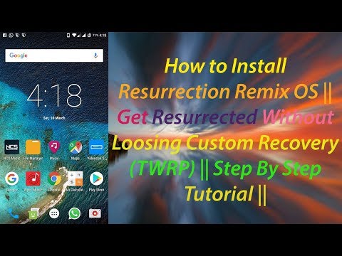 How to Install Resurrection Remix OS || Without Loosing Custom Recovery (TWRP) || Step By Step ...