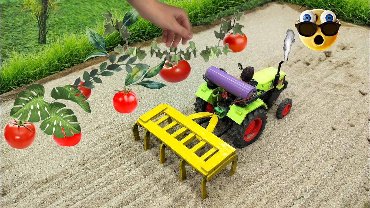 Tractor Farming Cultivator || Animation videos || School Science ...