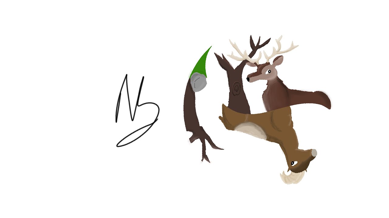 Drawing , the Nilgiri Tahr, and the Kashmiri Stag (Sped Up and Edited ...