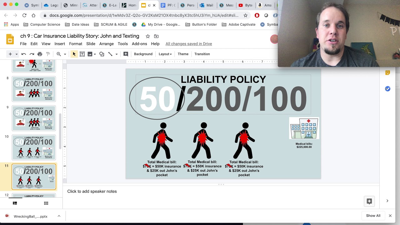 PF: Ch 9: Car Insurance Liability Story: Explanation - YouTube