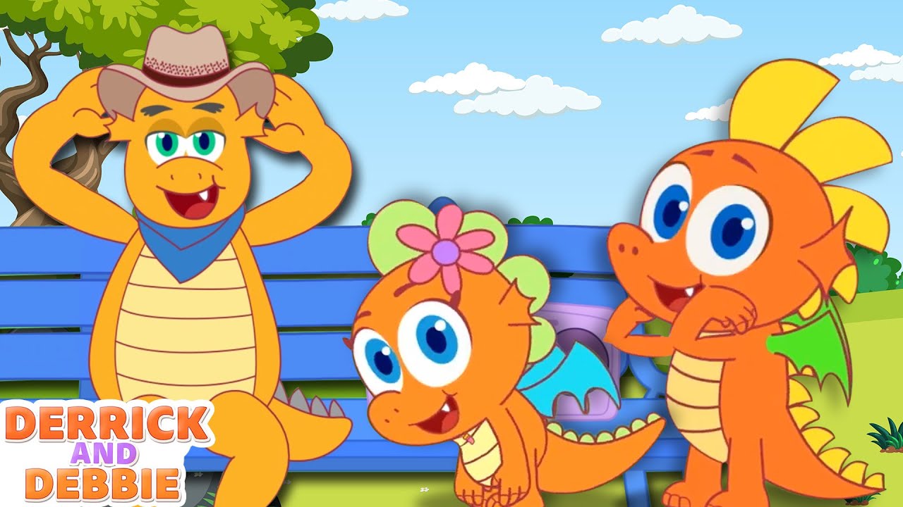 Head Shoulders Knees And Toes | Nursery Rhymes With Lyrics | Derrick ...