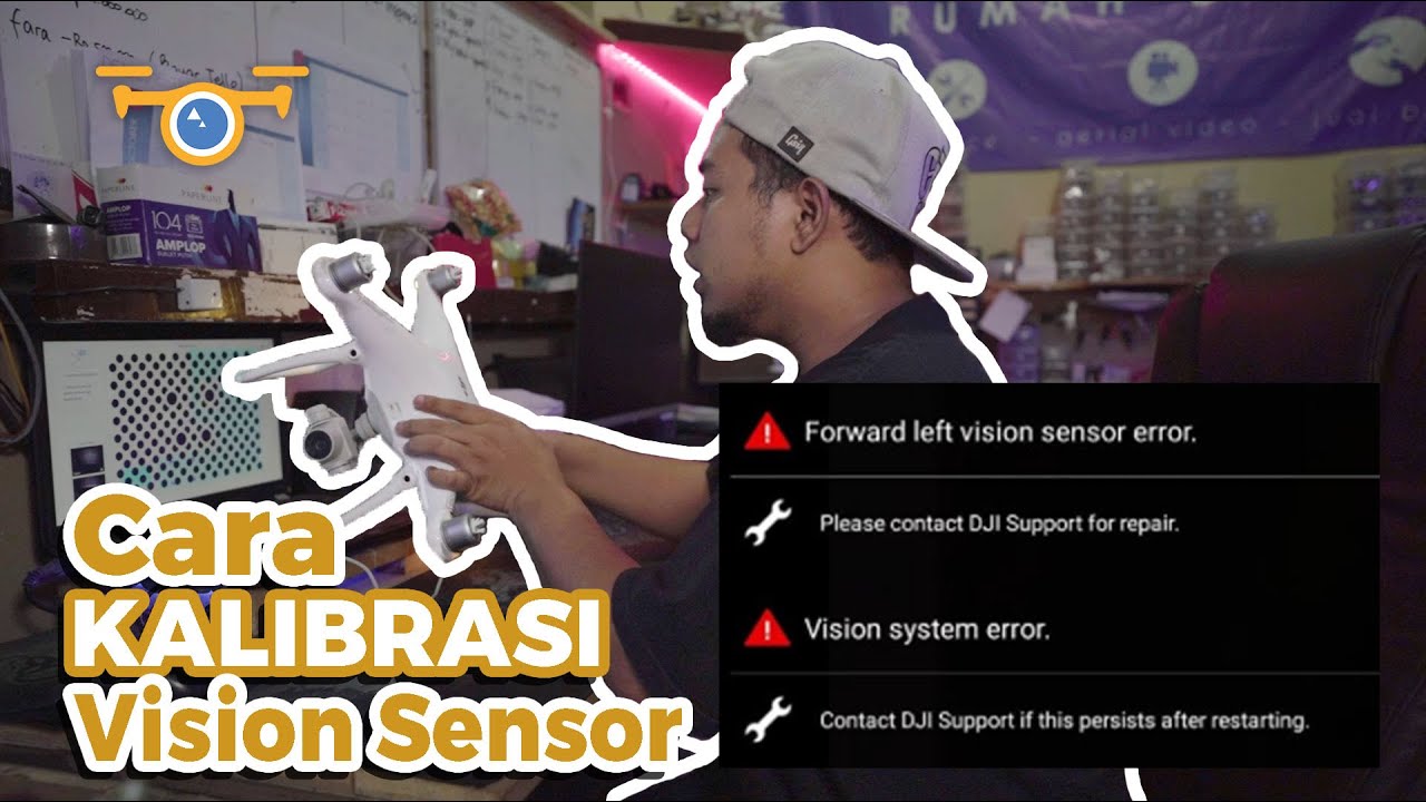 Mengatasi sensor vision error Dji phantom 4 / Mavic - YouTube