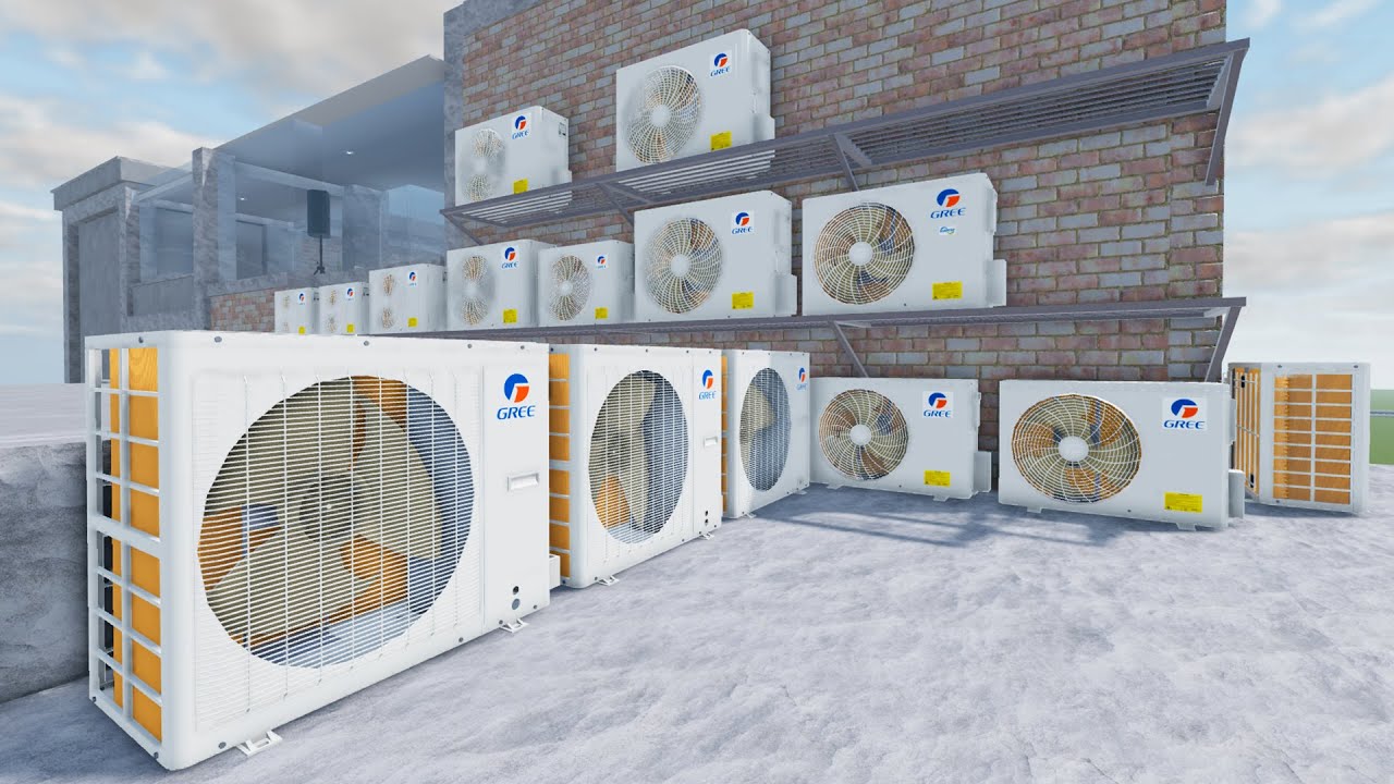 Air Conditioner Satisfying in City | Best Roblox AC - YouTube