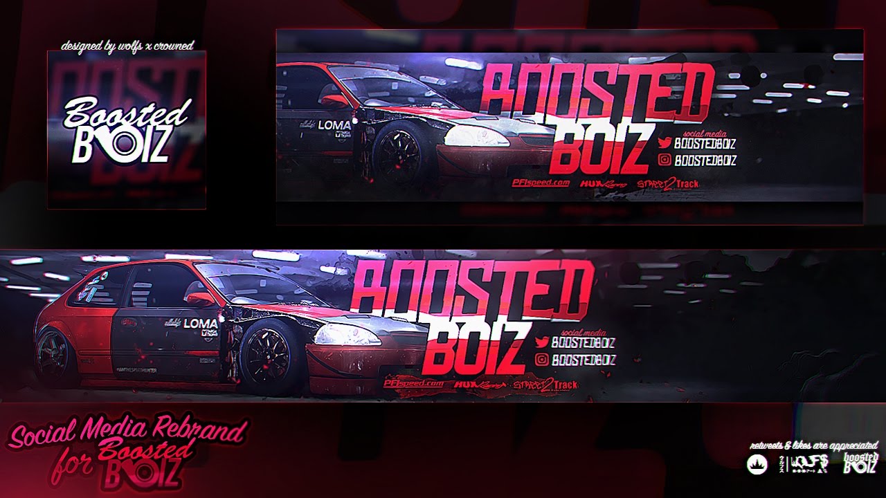 "Boosted Boiz Speedart" By Wolfs & Crowned - YouTube