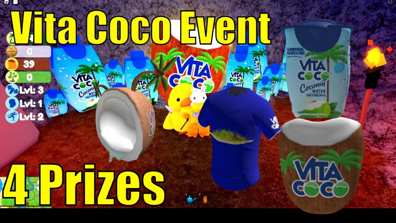 How to get COCO HOODIE + ALL Prizes in the Vita Coco Event | COCO SUIT - Vita Coco T-Shirt - YouTube