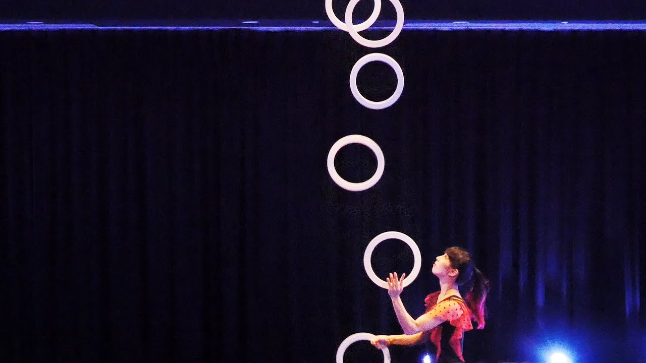 Ring Acrobatic Juggling - YouTube