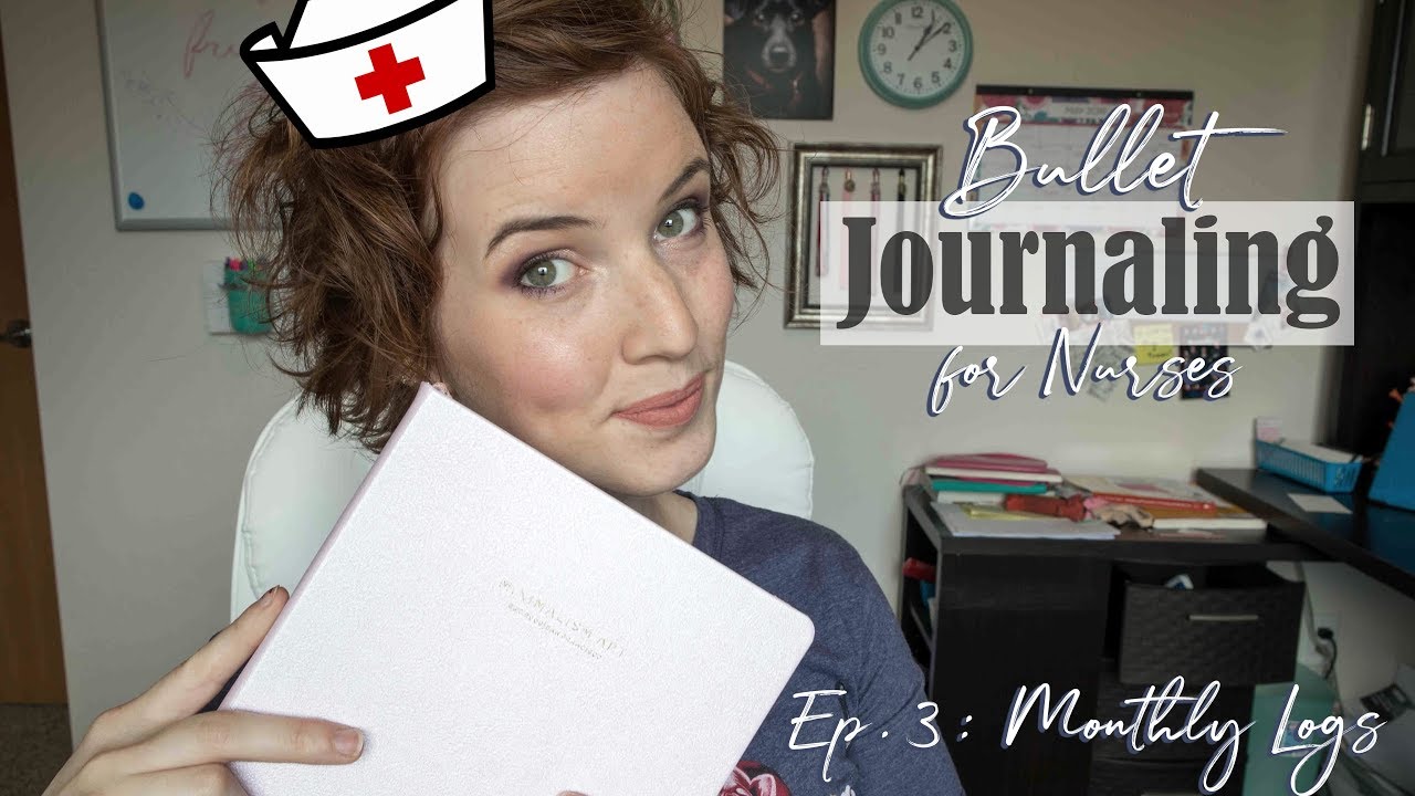 Bullet Journaling for Nurses| Ep. 3 - Monthly Logs - YouTube