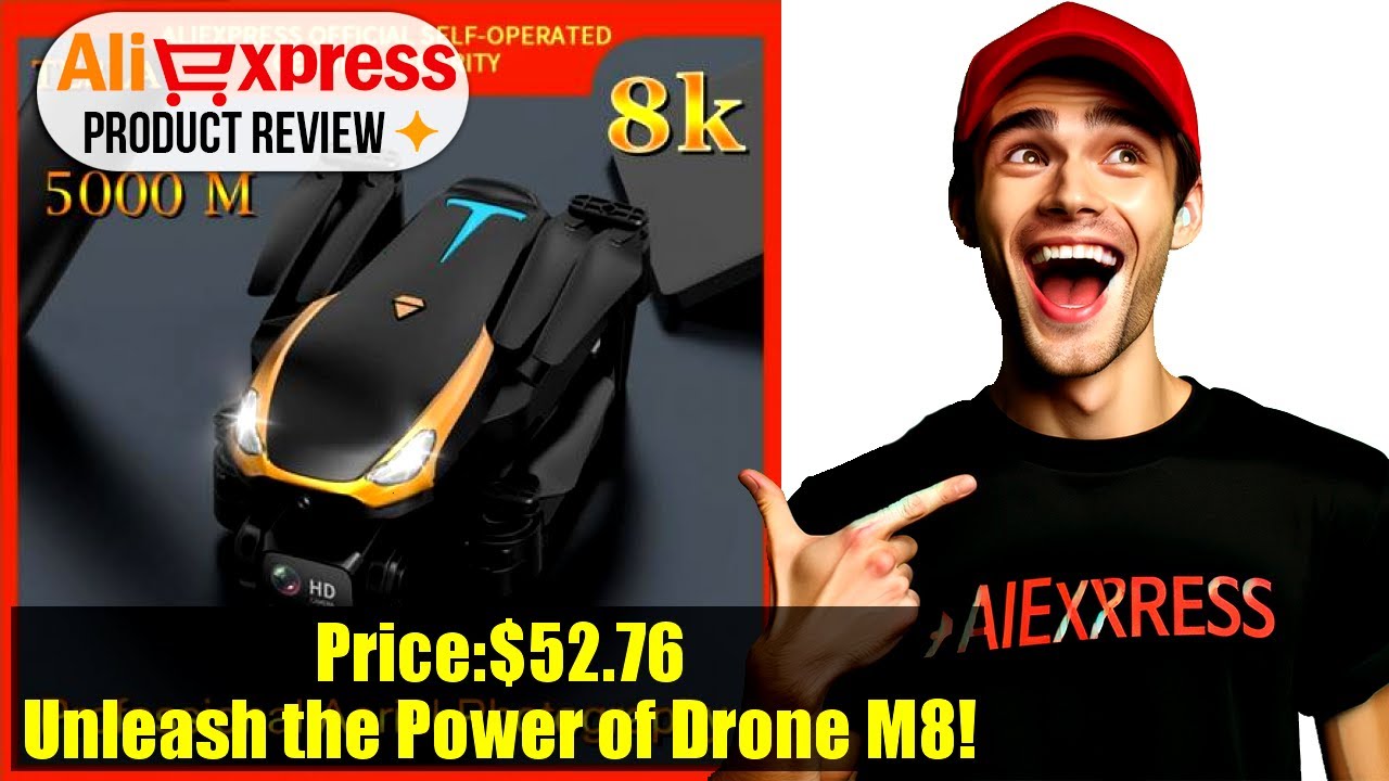 EPIC Drone M8 Professional 4K HD Quadcopter - CAPTURE Stunning 5000M Aerial Footage NOW! - YouTube