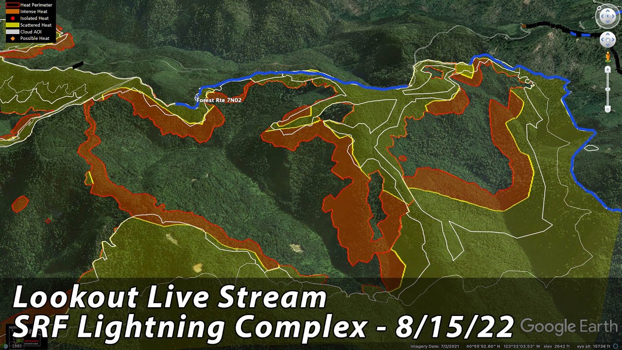 SRF Lightning Fires - 8/15/2022 - YouTube