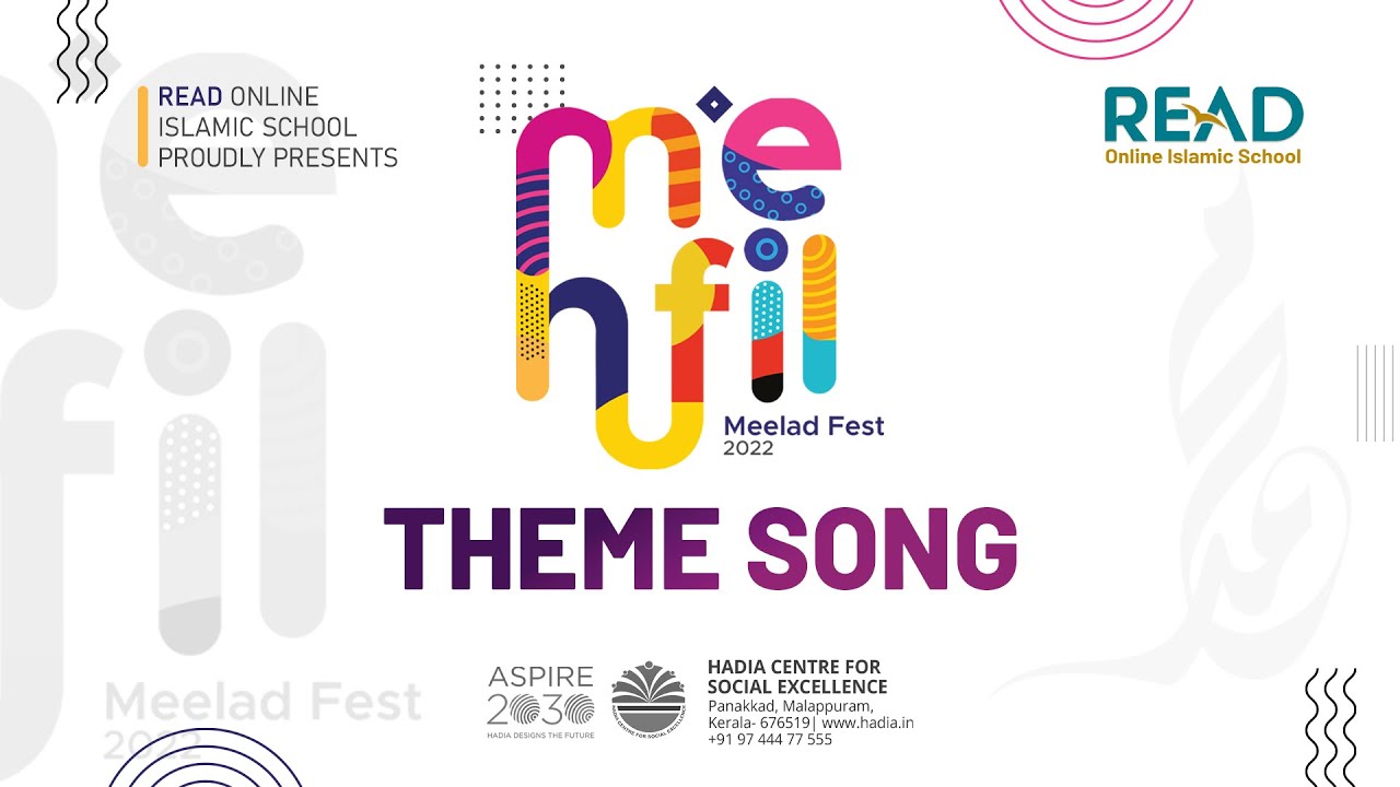 Mehfil Meelad Fest 2022 Theme Song | Proudly Presented by READ Online ...