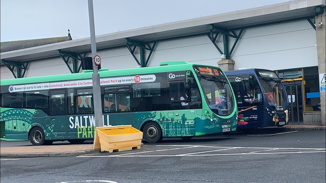 Buses at Gateshead interchange 22/2/20 - YouTube