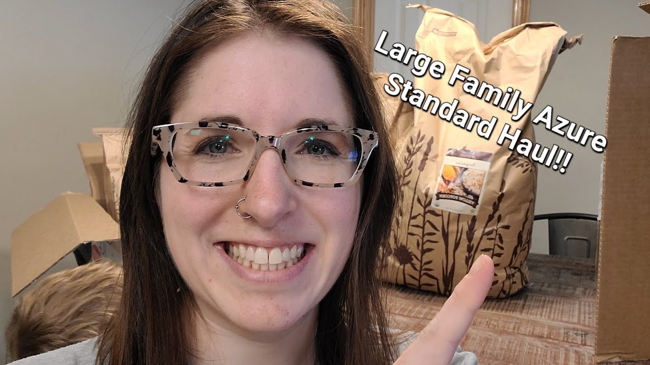 Large Family Azure Standard and Meat Haul!!! - YouTube