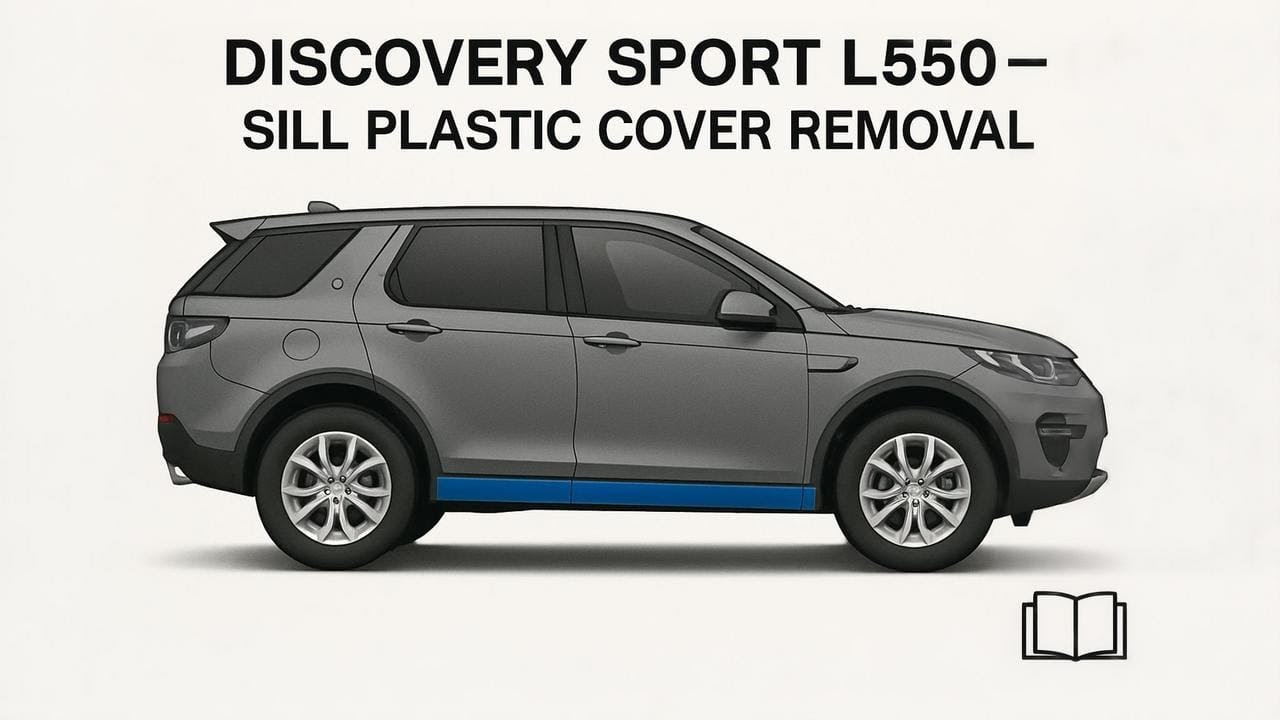 How To Remove the Plastic Side Sill Panel on a Land Rover Discovery ...