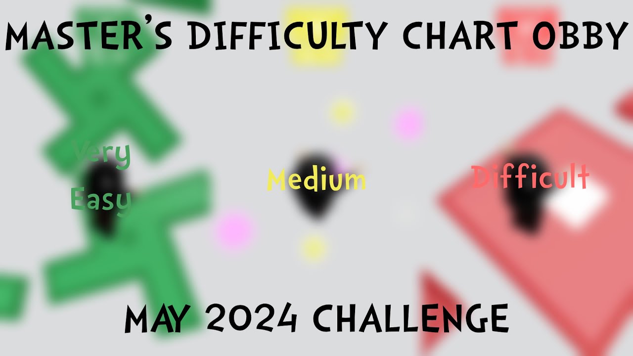 [MDCO] Master's Difficulty Chart Obby - May 2024 Challenge - YouTube