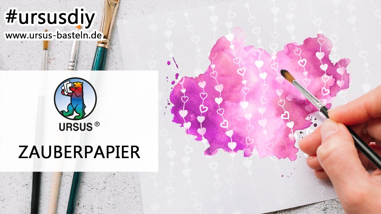 Magische Muster mit Zauberpapier | Kreatividee für Groß und Klein - YouTube