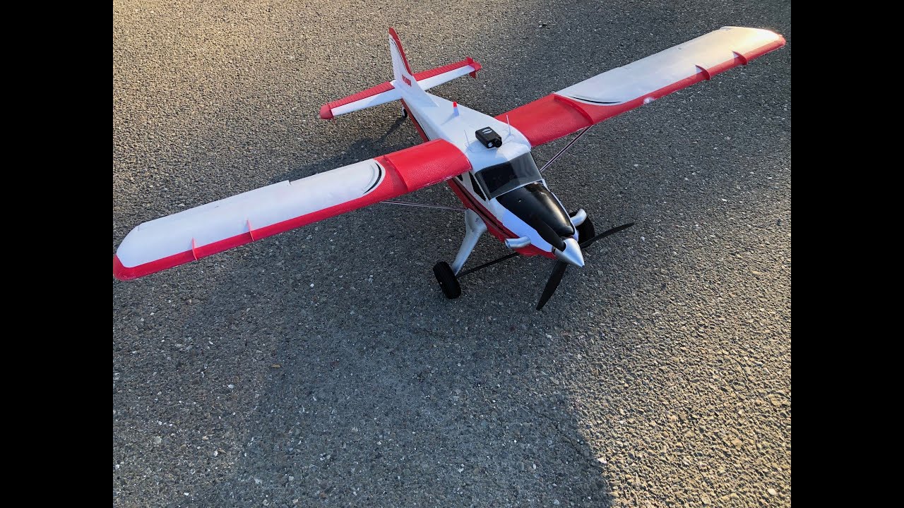 FlyZone Red Turbo Beaver 2 Flight - YouTube