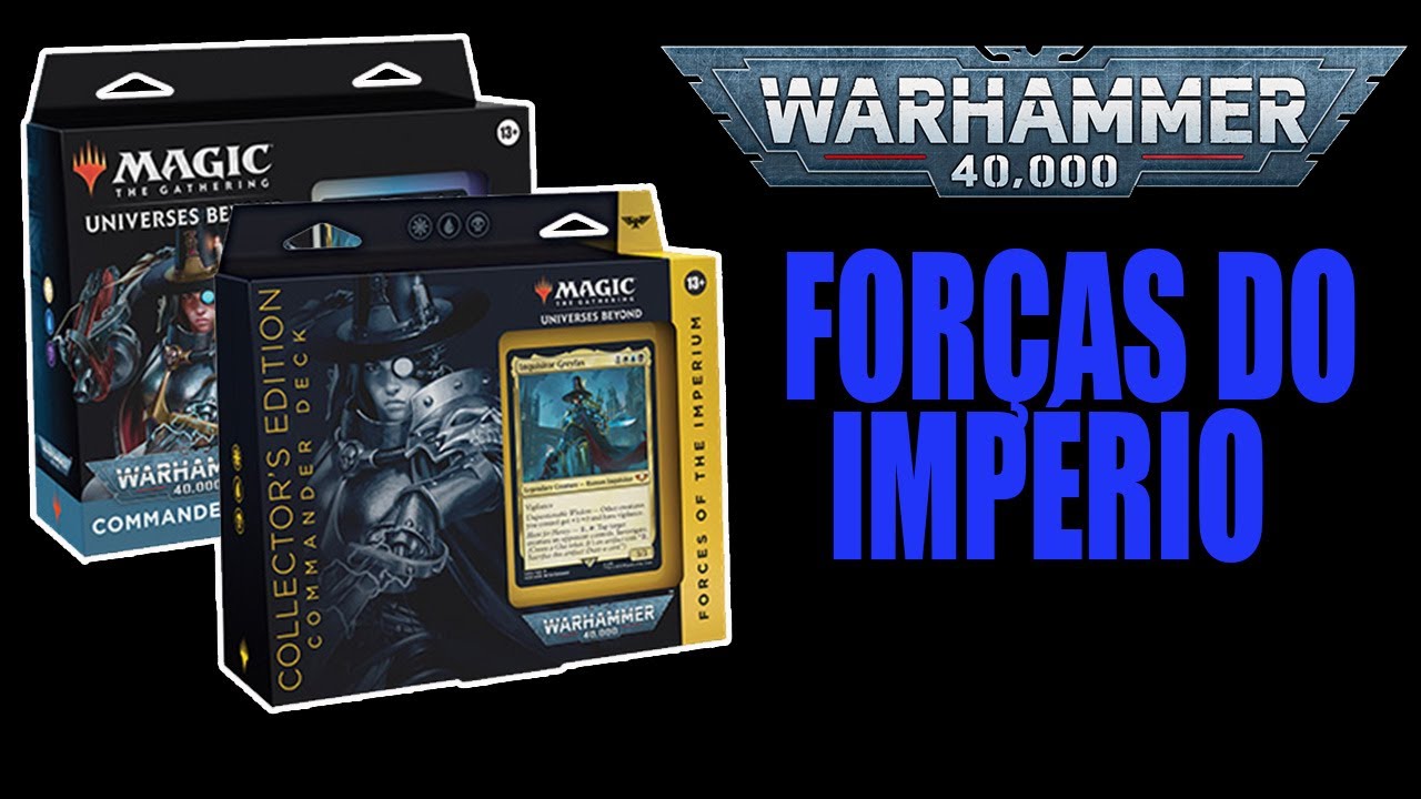 FORÇAS DO IMPÉRIO - Commander Warhammer 40k - YouTube