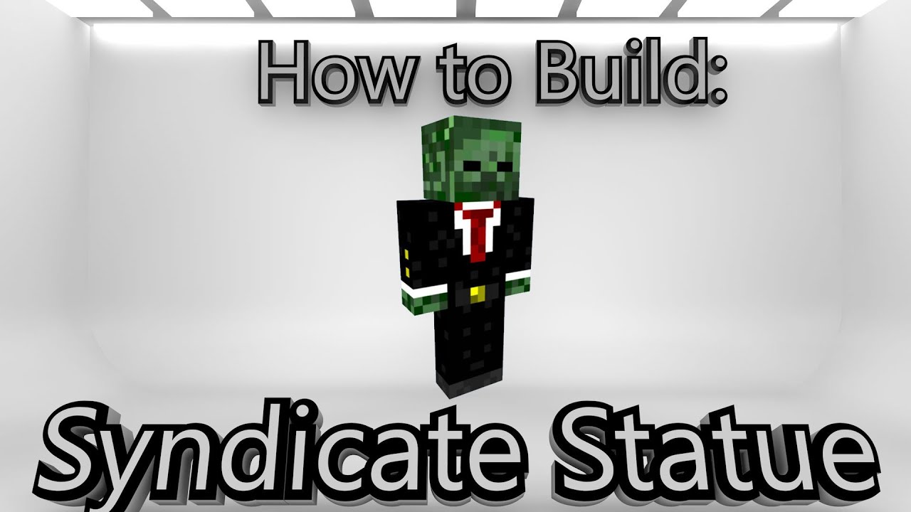 Minecraft: How To Make A Syndicate Statue - YouTube