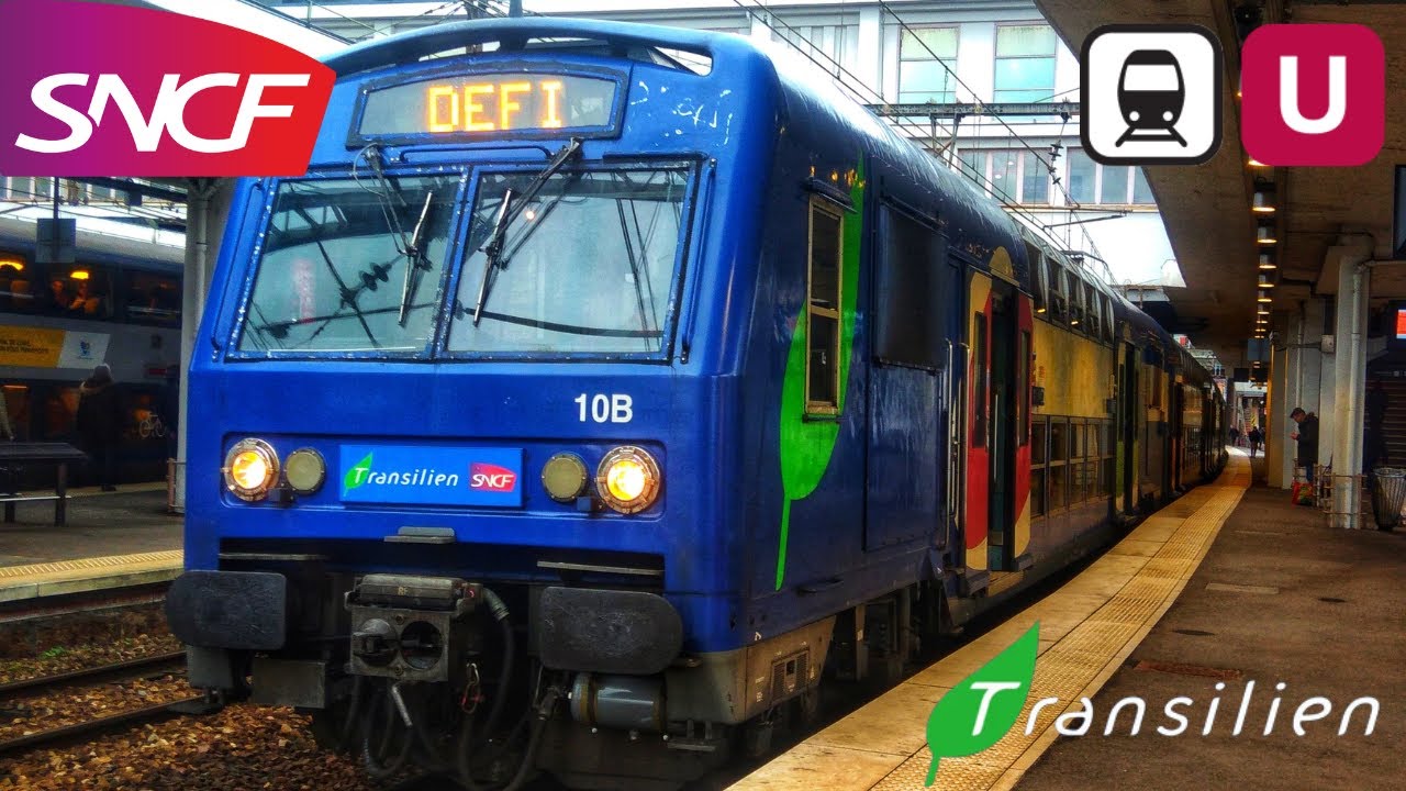 [Transilien U] Départ D'une UM Z8800 Transilien En Gare De Versailles ...