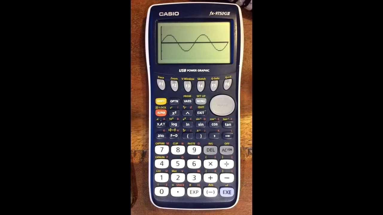 Casio Graphical Calculator- Basics of Drawing and Interpreting Graphs ...